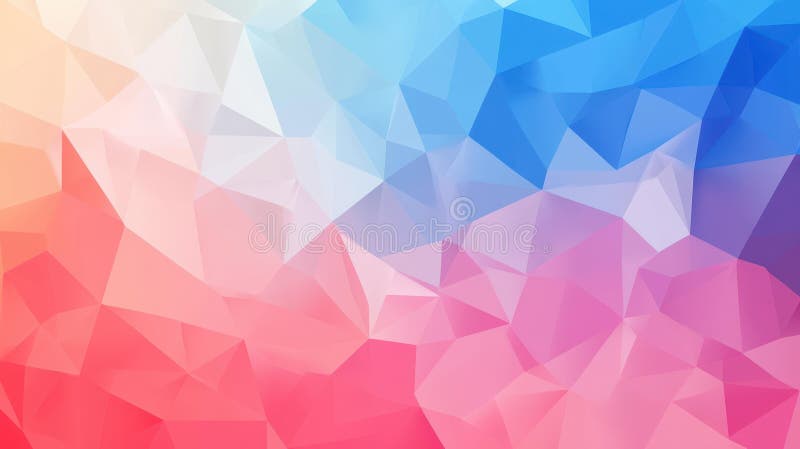 Vibrant Polygonal Background with a Playful Twist, Featuring Modern ...