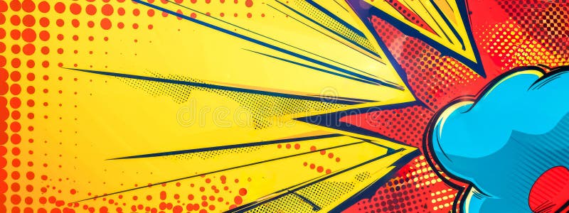 Explosive Comic Pop Art Background Stock Photo - Image of design ...