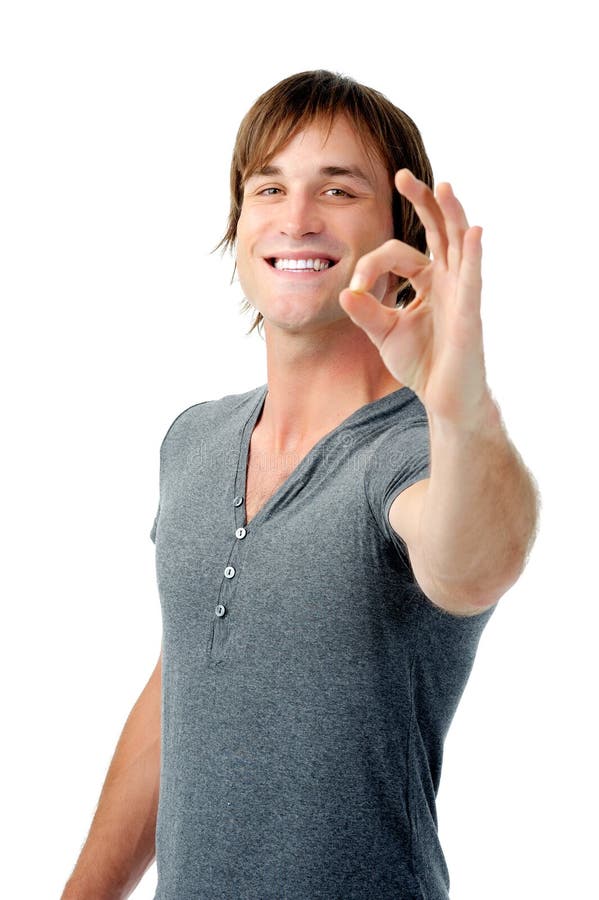 Vibrant positive man stock image. Image of cheerful, cool - 22774873