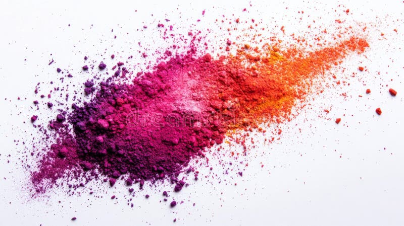 Vibrant Powder Pigment Color Swirl Gradient Stock Illustration ...