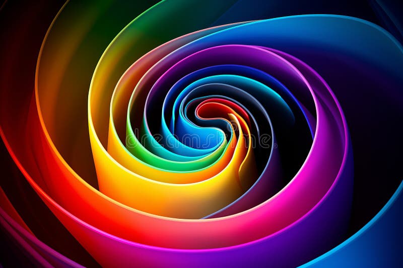 Vibrant Psychedelic Patterns and Optical Illusions in a Spectrum of ...