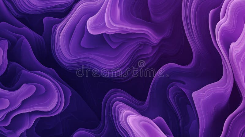 A Vibrant Purple Abstract Pattern with Fluid, Organic Shapes. the ...