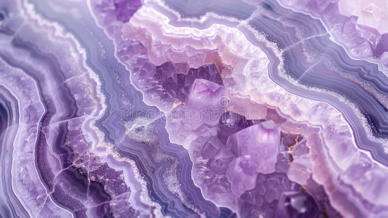 Vibrant Purple Amethyst Geode Texture with Intricate Crystal Patterns ...
