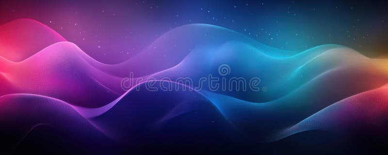 Vibrant Purple and Blue Abstract Wave Background with Smooth Gradients ...