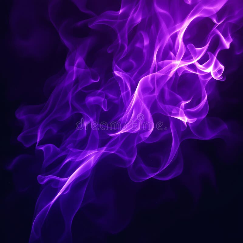 Vibrant Purple Fire Flames Background, Stunning Abstract Fire Design ...