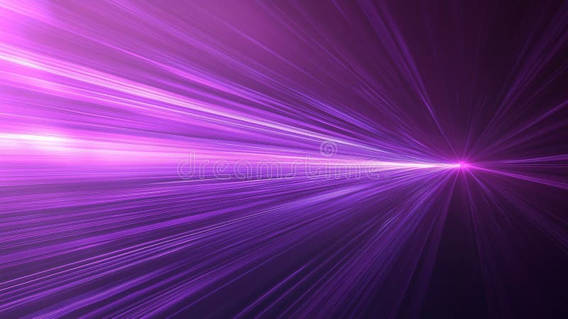 Vibrant Purple Light Beams Stretching into the Distance Create a ...
