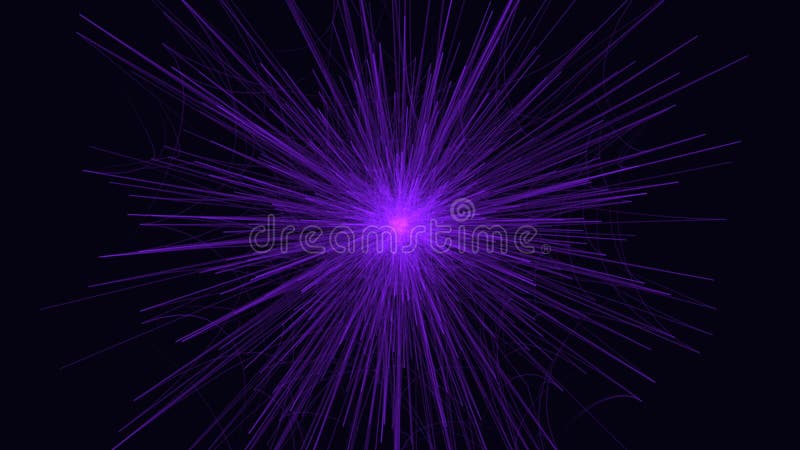 Radiating Purple Circle - Symbol of Energy and Power Stock Video ...