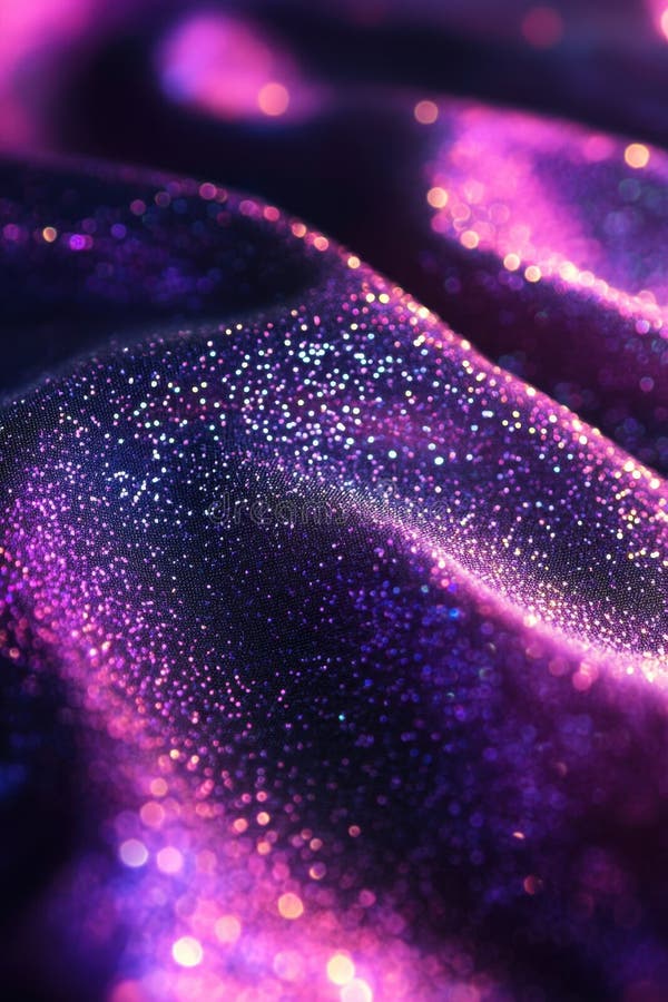 Vibrant Purple and Pink Glittering Fabric Texture Stock Illustration ...