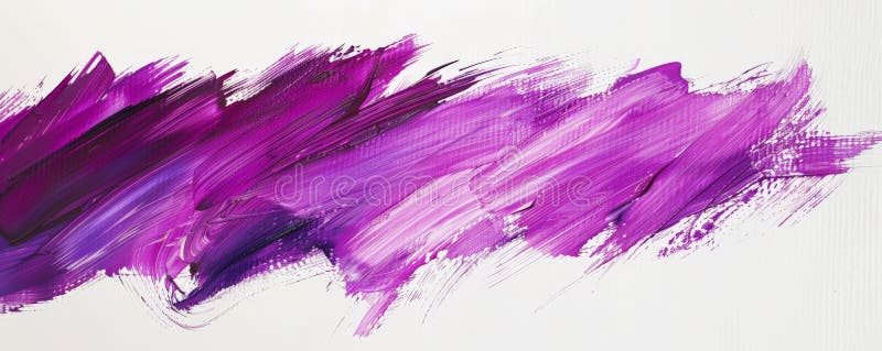 Vibrant Purples: Bold Purple Brush Strokes on a White Background ...