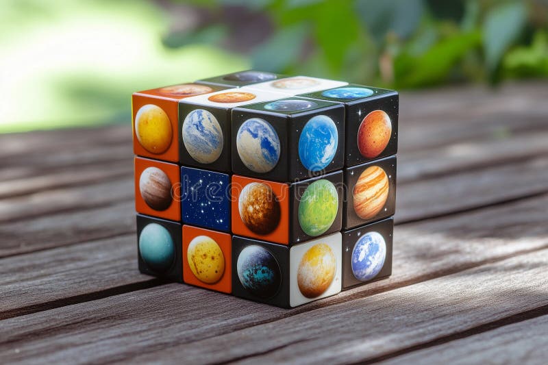 Unique Planet-themed Puzzle Cube Showcases Solar System in Vibrant ...