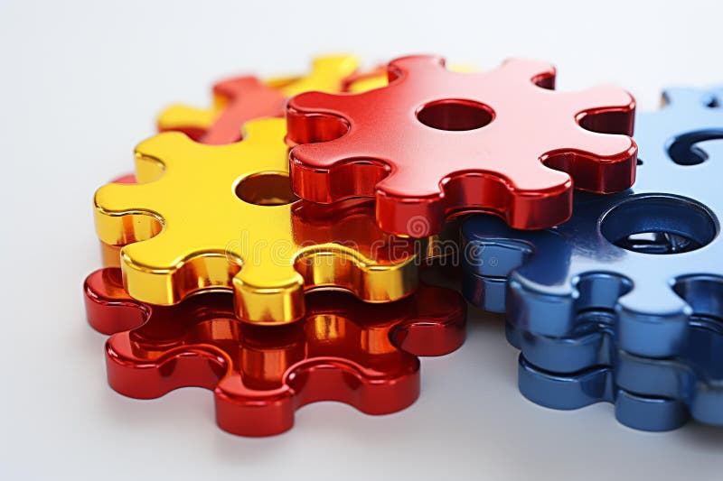 Vibrant Puzzle Pieces and Intricate Gears: a Visual Symphony of Problem ...