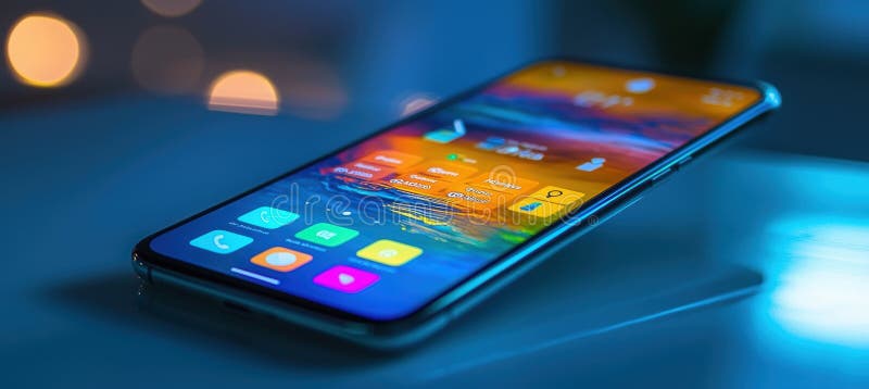 Vibrant Quiz App Interface on Smartphone Screen with Countdown Timer ...