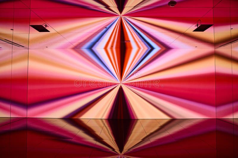 Vibrant Radial Art Pattern with Dynamic Motion Reflection Stock Image ...
