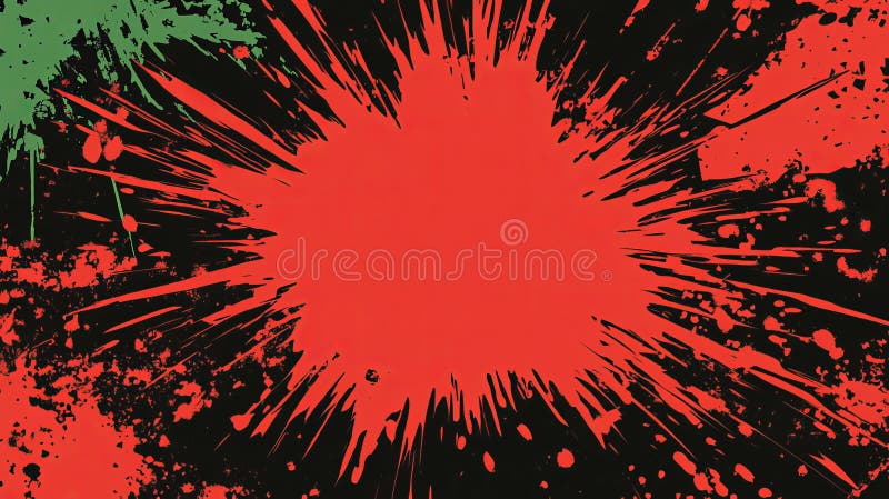 Vibrant Radial Burst Background in Red and Green for Creative Projects ...