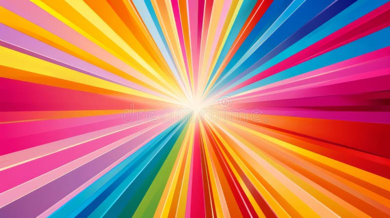 Vibrant Radial Gradient with a Burst of Colors Stock Photo - Image of ...