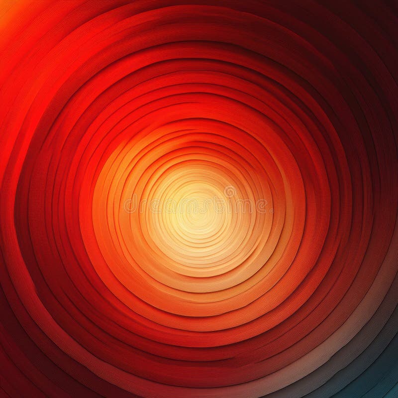 Vibrant Radial Gradient Transitioning from White To Red, Creating Warm ...