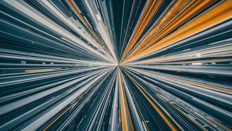 Vibrant Radial Lines Create Illusion of Speed and Motion. Tech Concepts ...