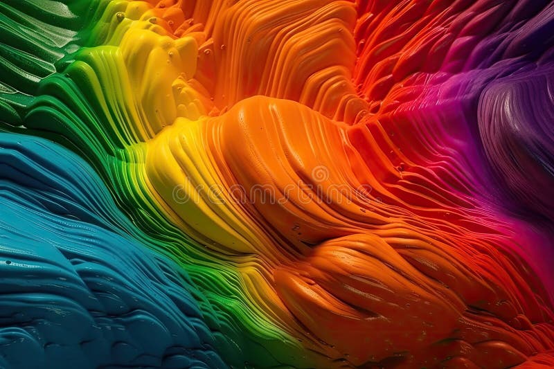 Vibrant Rainbow Abstract Background for Web and Print Designs. Stock ...