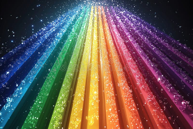 A Vibrant Rainbow Background Filled with Colors Representing Joy and ...