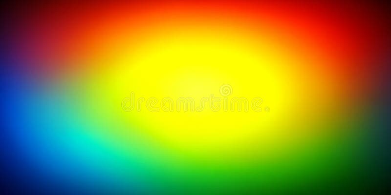 Vibrant Rainbow Blur Background Bright Colors Soft Focus Gradient ...