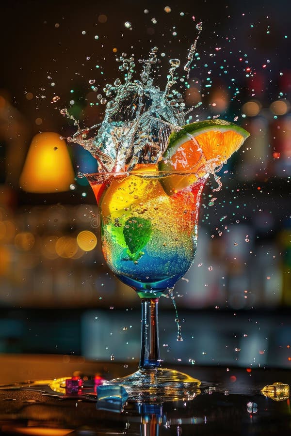 Vibrant Rainbow Paint Stroke on White Background Stock Image - Image of ...