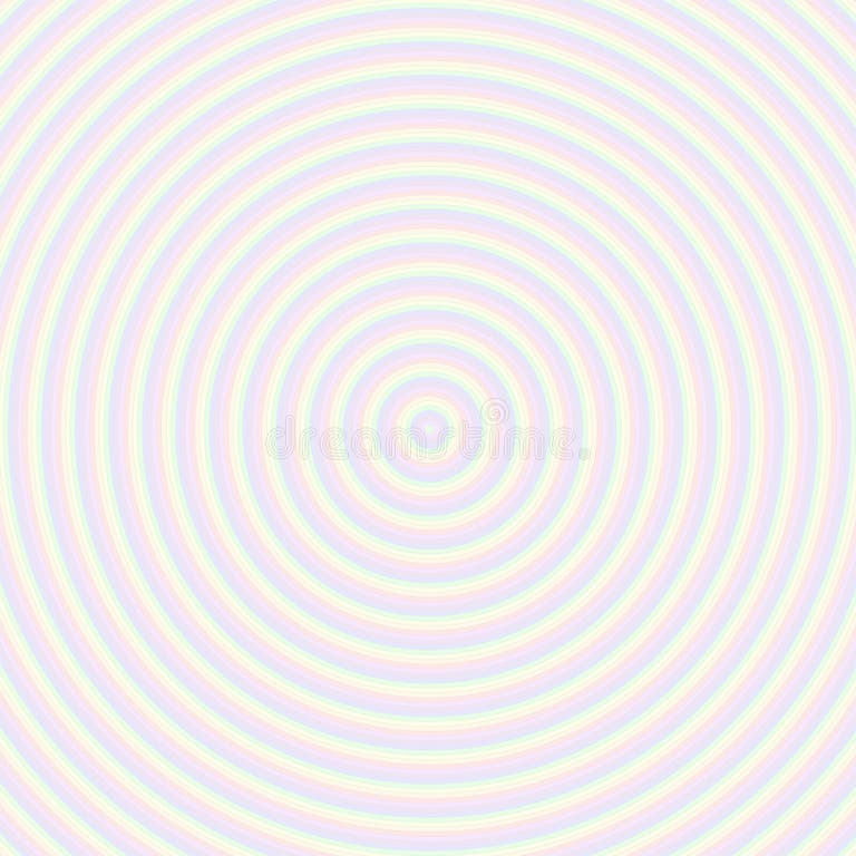 Of Vibrant Rainbow-colored Concentric Circles Stock Image - Image of ...