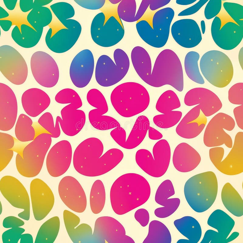 A Vibrant Rainbow Easter Egg Pattern with Bright Ombre Colors and ...