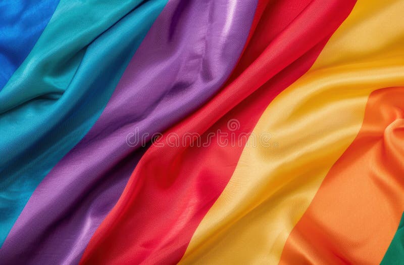 Rainbow fabric stock illustration. Illustration of burlap - 33316512