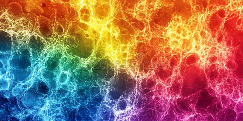 Vibrant Rainbow Fire Abstract Background Texture Stock Illustration ...
