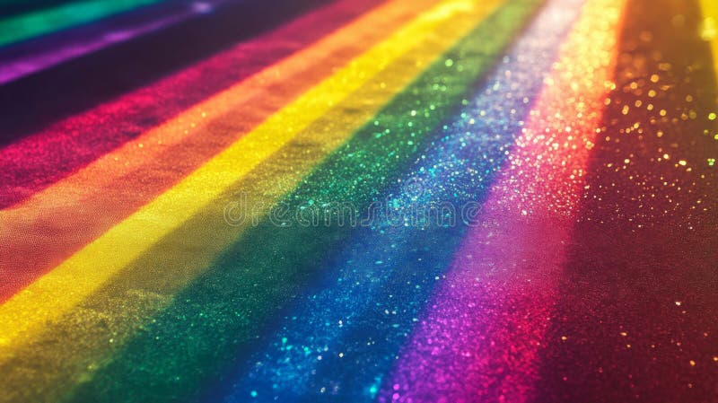 Vibrant Rainbow Glitter Texture Background Stock Illustration ...