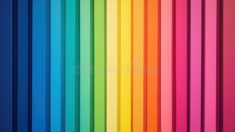 Vibrant Rainbow Gradient Background with Colorful Stripes Abstract ...