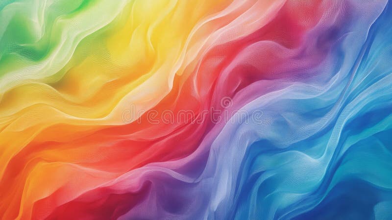 Vibrant Rainbow Gradient with Seamless Blending of Shades Stock ...
