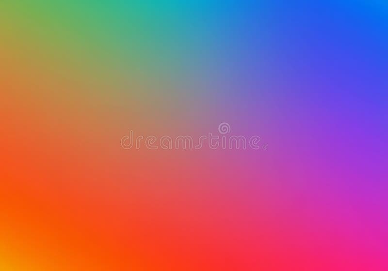 Vibrant Rainbow Gradient, Smooth Color Transition, Abstract Background ...