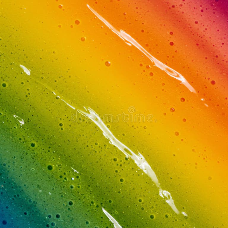 Vibrant Rainbow Gradient Texture with Bubbles Stock Illustration ...