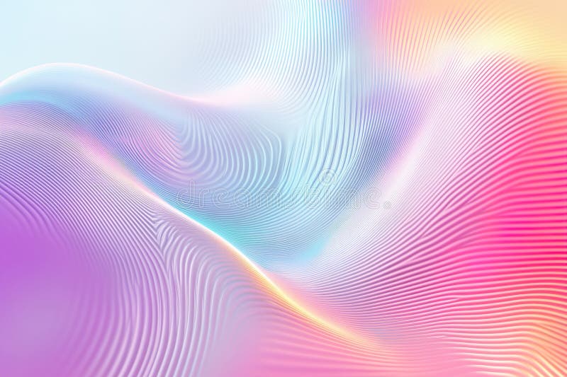 Vibrant Rainbow Gradient Waves Create a Modern Minimalist Background ...