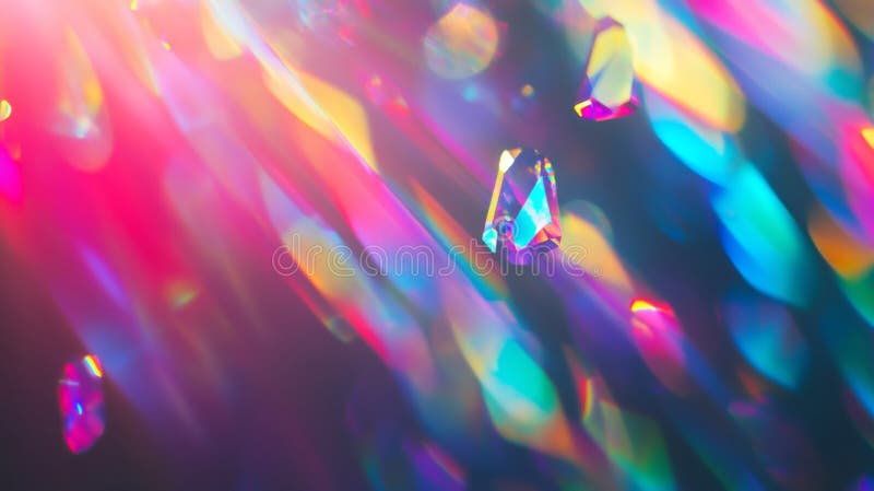 Vibrant Rainbow Light Abstract Background Stock Illustration ...