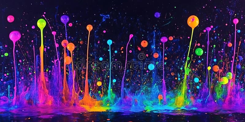 Vibrant Rainbow Paint Splatter Background: High-Resolution Wallpaper ...