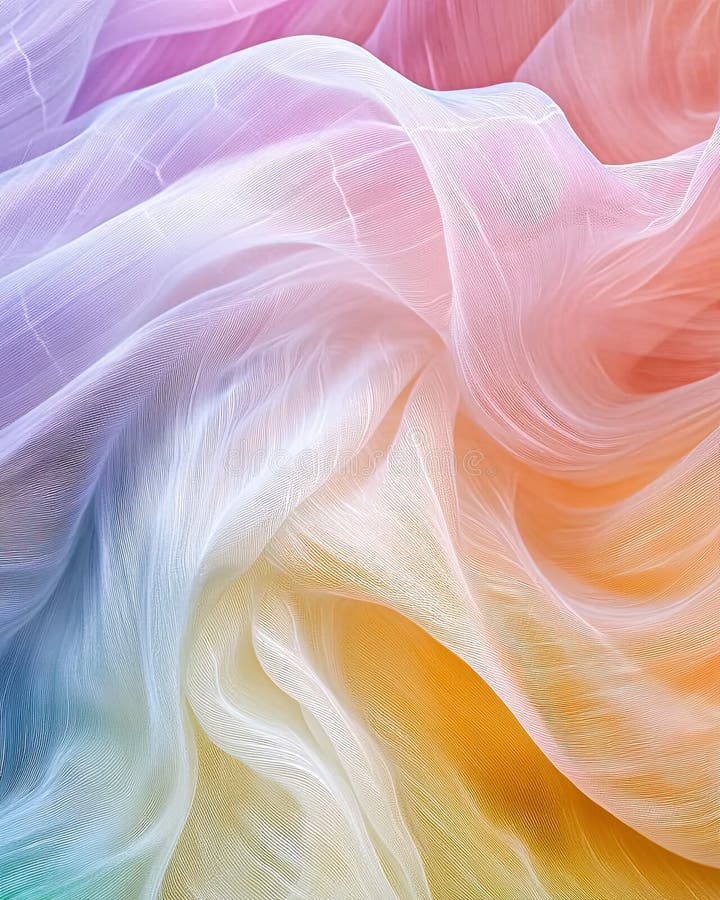 Vibrant Rainbow Patterns Formed by Polarized Light on Clear Plastic ...