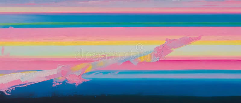 Vibrant Rainbow Stripes Create a Colorful Abstract Texture in ...