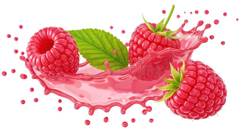 "Berry Burst: a Splash of Summer S Sweetness" Stock Illustration ...