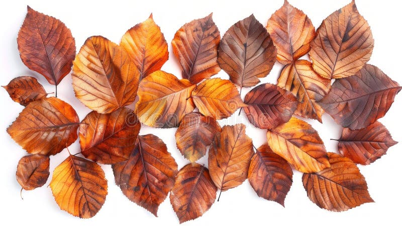 Autumn Foliage Rectangle in Flat Lay Stock Image - Image of nature ...