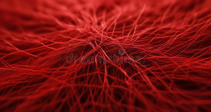 Vibrant Red Abstract Art - a Visual Sensation Stock Illustration ...