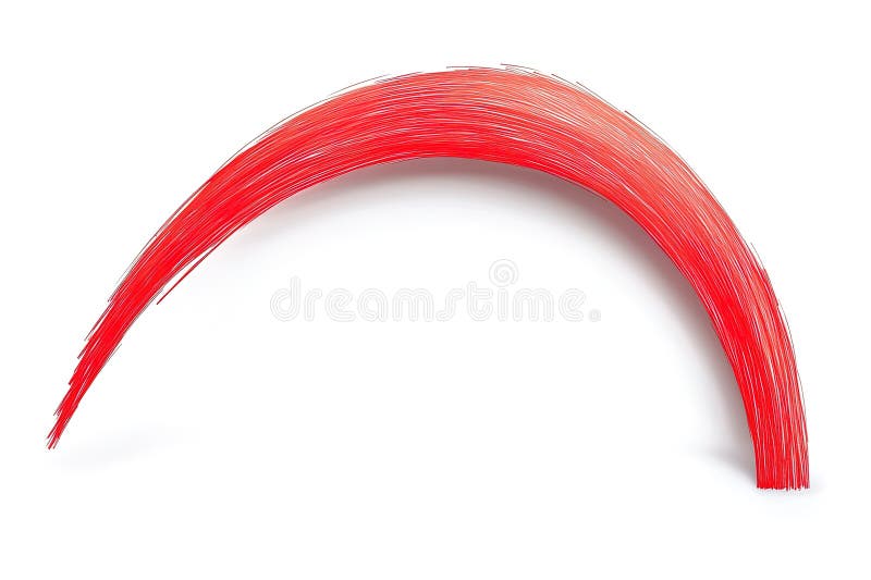 Red Arch Arrow: Upward Growth, Success, Progress, Achievement Symbol ...