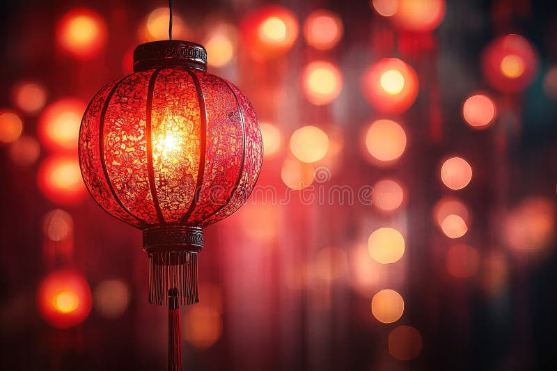 A Vibrant Red Asian Background, Cultural and Artistic, Design Theme ...