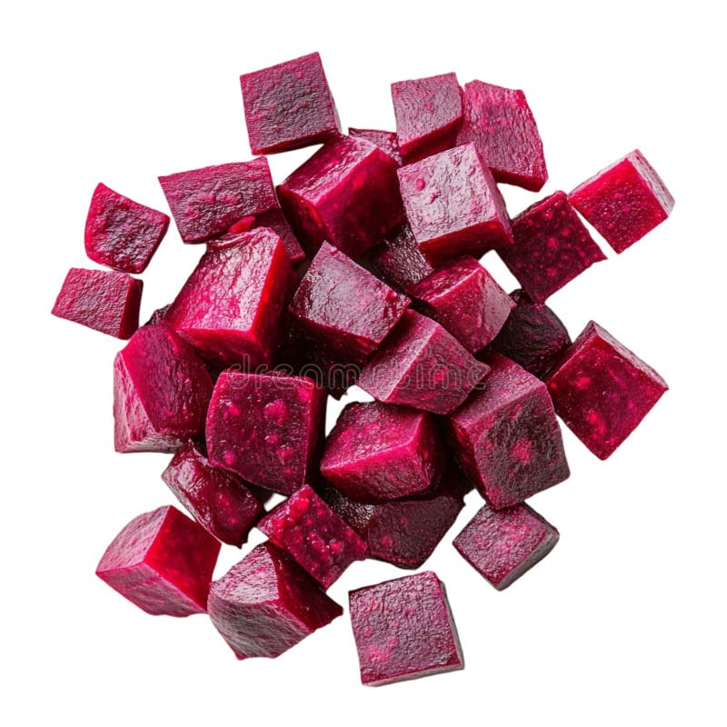 Vibrant Red Beet Cubes Fresh and Delicious Healthy Eating Stock Photo ...
