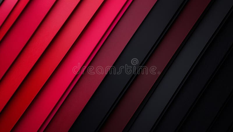 Vibrant Red and Black Stripes Create Striking Abstract Background ...