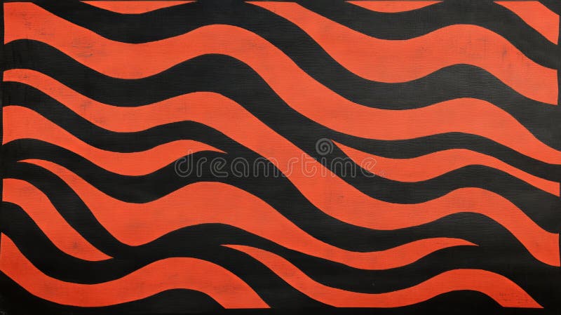 Vibrant Red and Black Wave Patterns Creating a Modern Aesthetic Design ...