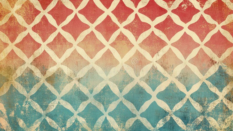 Vibrant Red and Blue Abstract Pattern, a Modern Design Background for ...