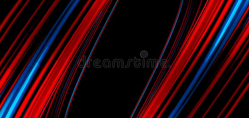Vibrant Red and Blue Line Abstract Design with Dynamic Flow and Modern ...