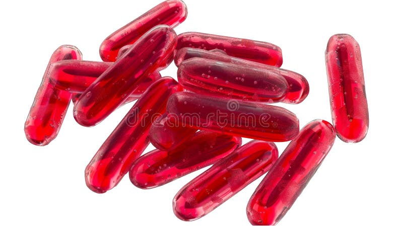 Vibrant Red Capsules Illustrate the Beauty of Lactobacillus Bacteria in ...